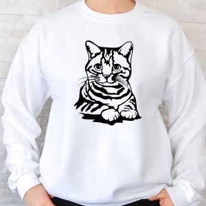 Cute Cat Svg, Smiling Cat Svg, Peeking Cat Svg, Cat Svg, Cat Clipart ...