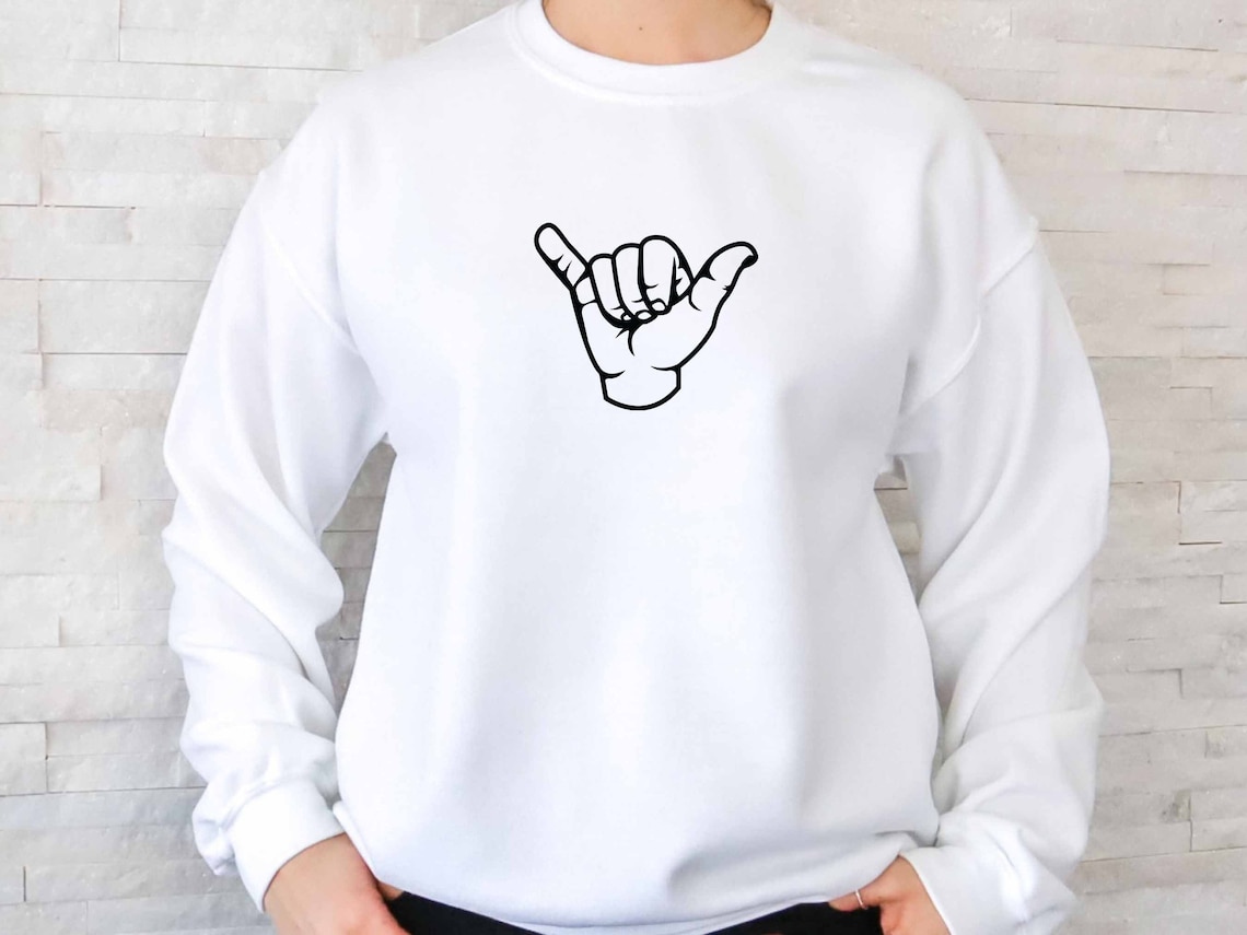 Shaka Hand Sign Svg| Shaka Svg| Hand Sign Svg| Hang Loose Svg, Hang ...