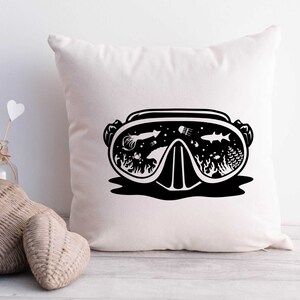 Scuba Mask Svg Scuba Diver Mask Svg Diving Svg Free Diving - Etsy
