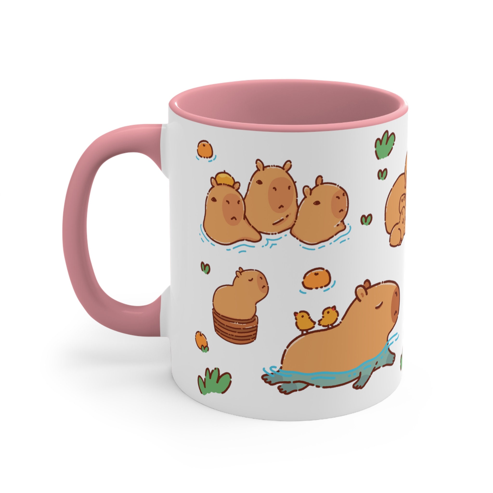 Cute Capybara Mug, Adorable Capybara Pattern, Capybara Gift Ideas for ...