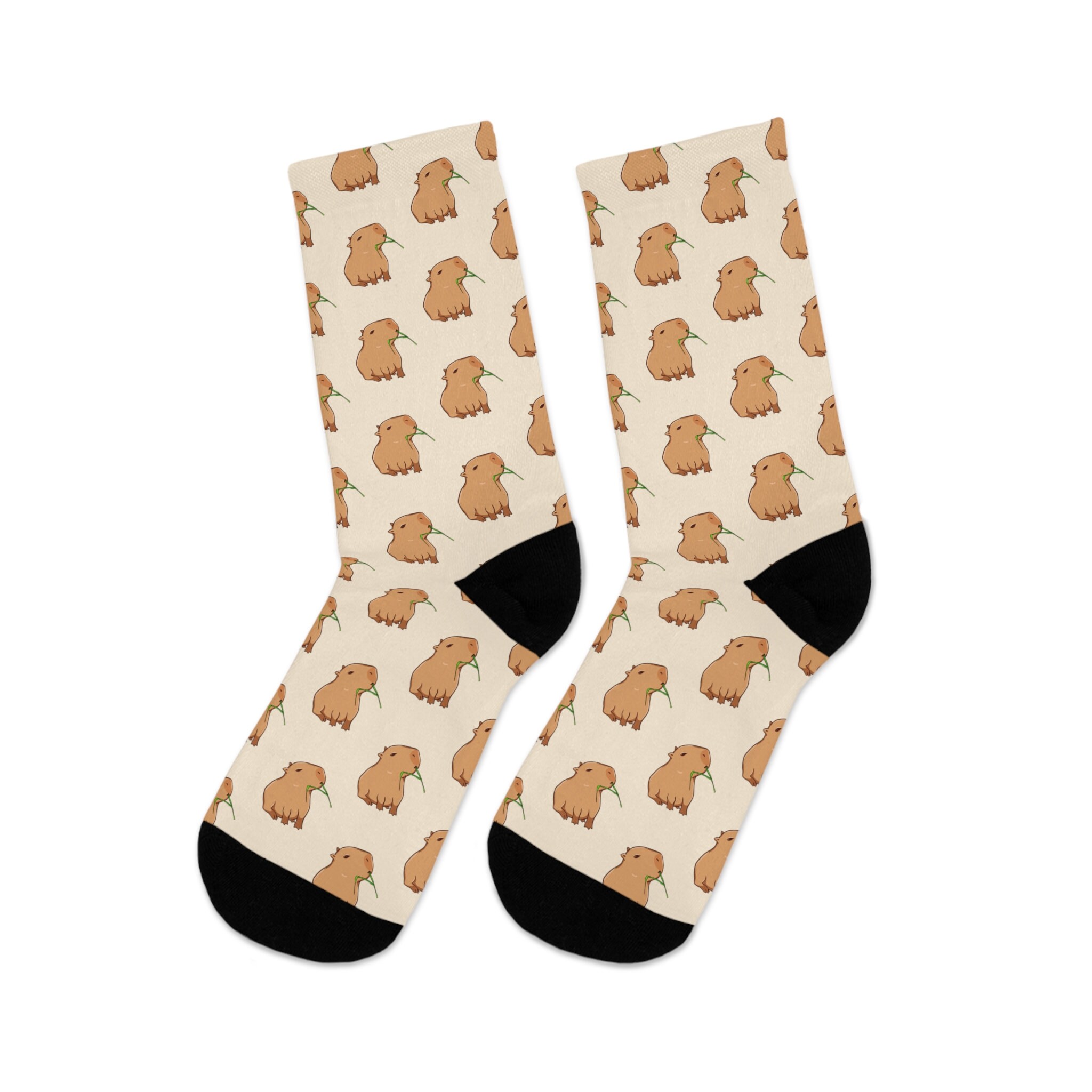 Capybara Socks, Cute Capybara Socks, Kawaii Animal Drawings, Gift for ...