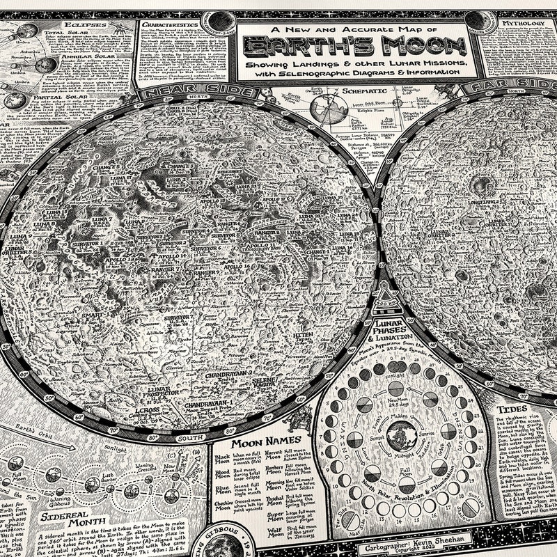 Moon Map - Etsy