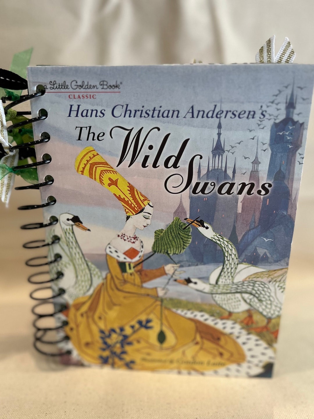 Little Golden Book Journal and Memory Keeper - the Wild Swans - Etsy