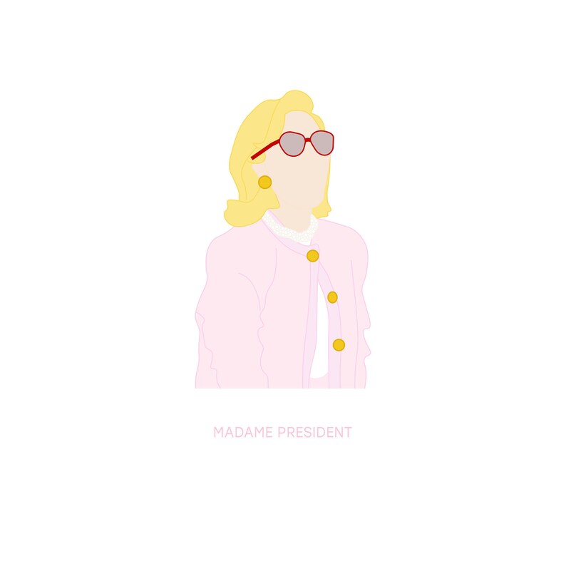 Young Hillary Clinton Sticker - Etsy