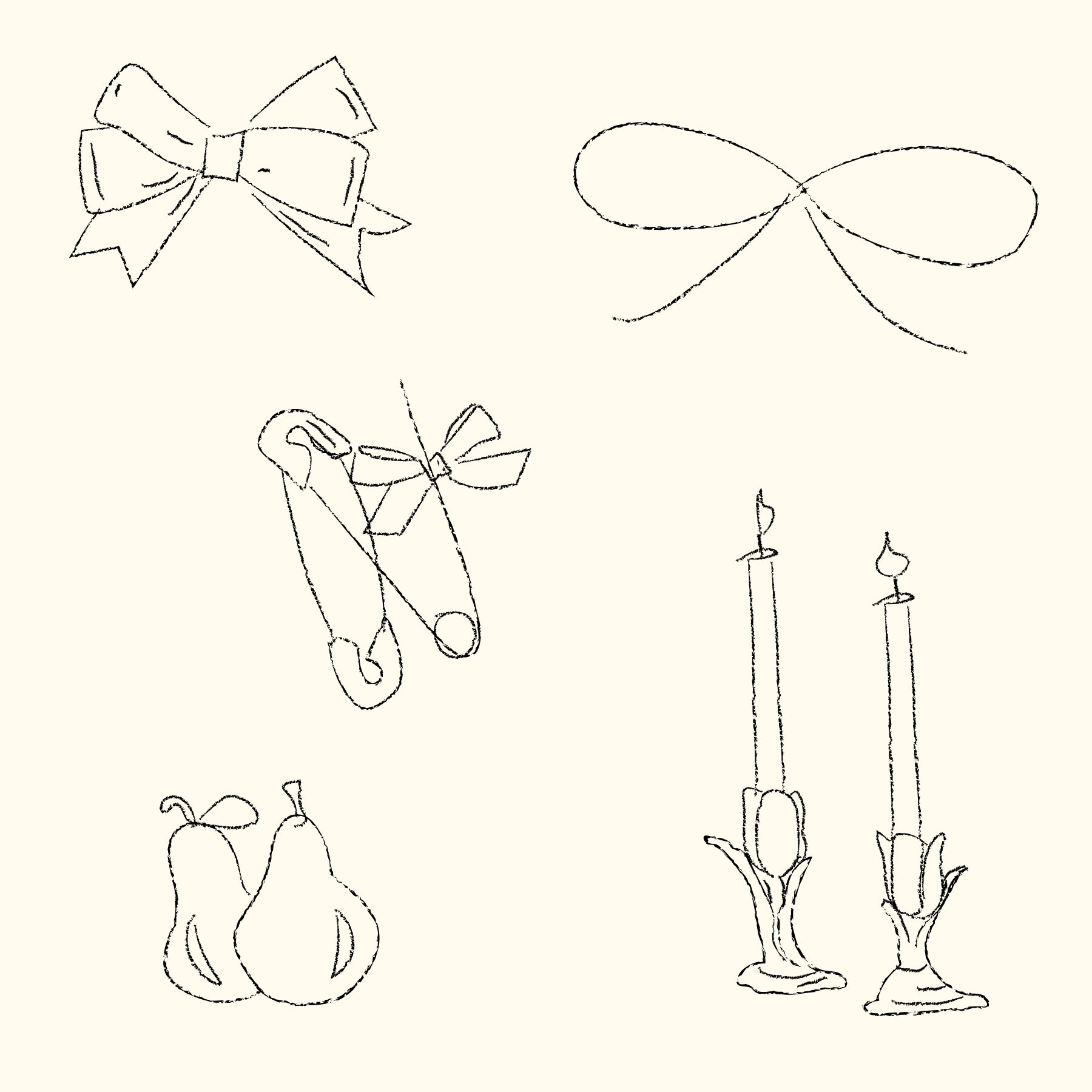 Tulip Candlestick Digital Illustration, Digital Download - Etsy