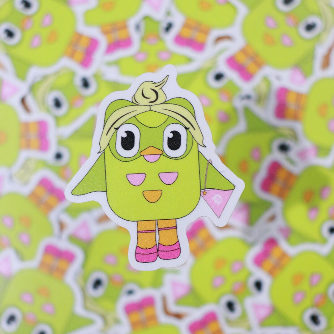 Duo Lingo dua Lingo Bird Sticker - Etsy