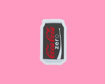 Coke Zero Sticker - Etsy