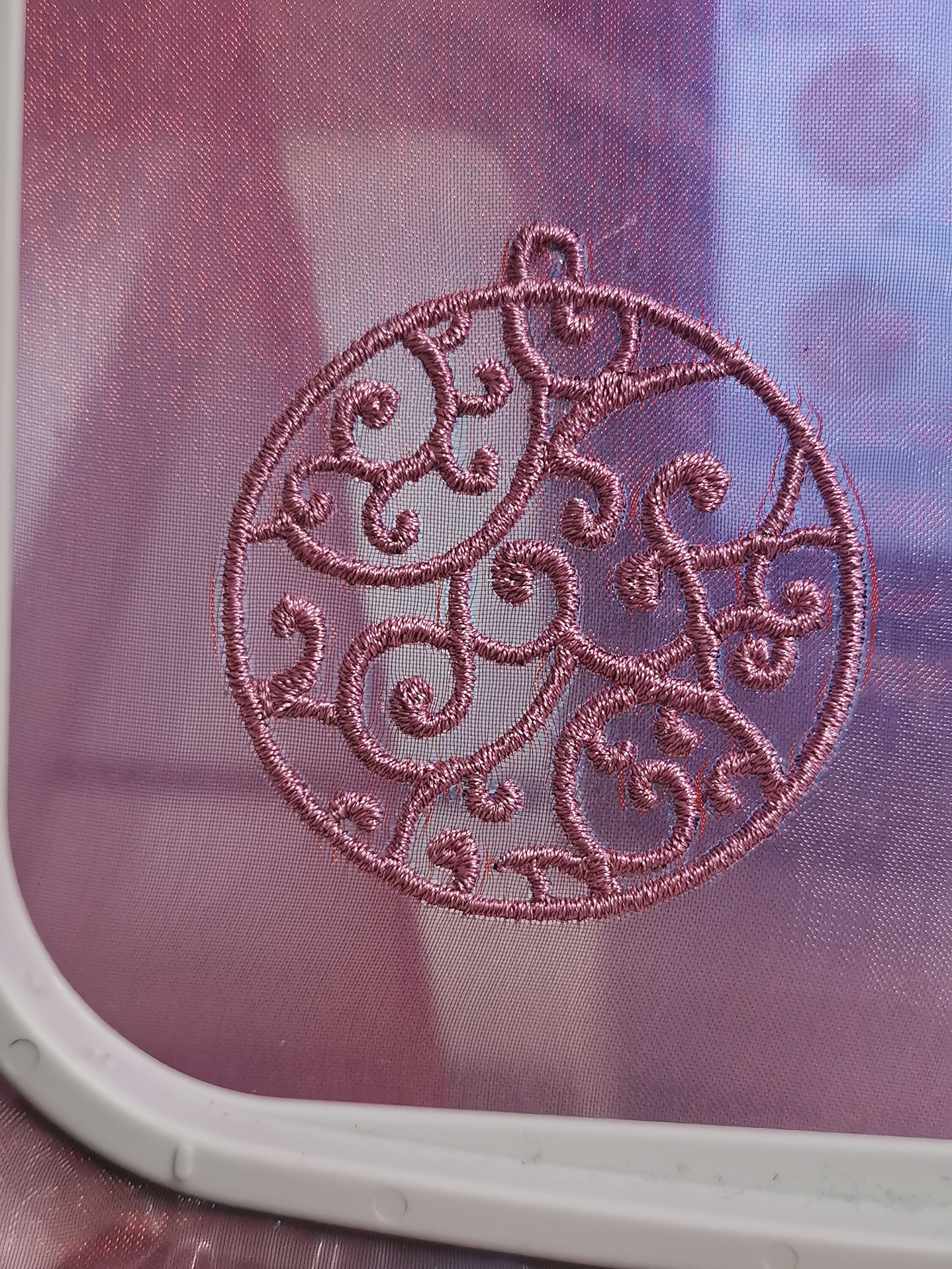 FSL Organza. Free Standing Lace Embroidery Earring Design. Digital ...