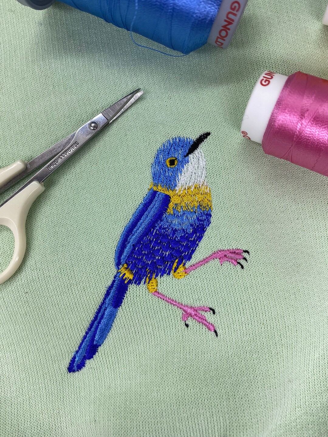 Bird Machine Embroidery Design. Machine Embroidery. Bird Embroidery ...