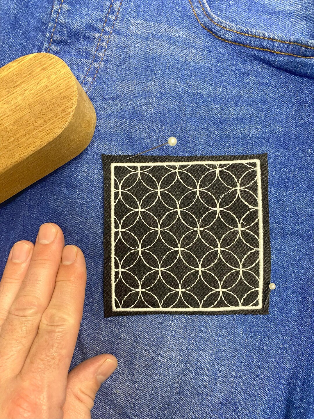 Sashiko Boro Quilting Square Machine Embroidery File Design 4x4 Inch ...