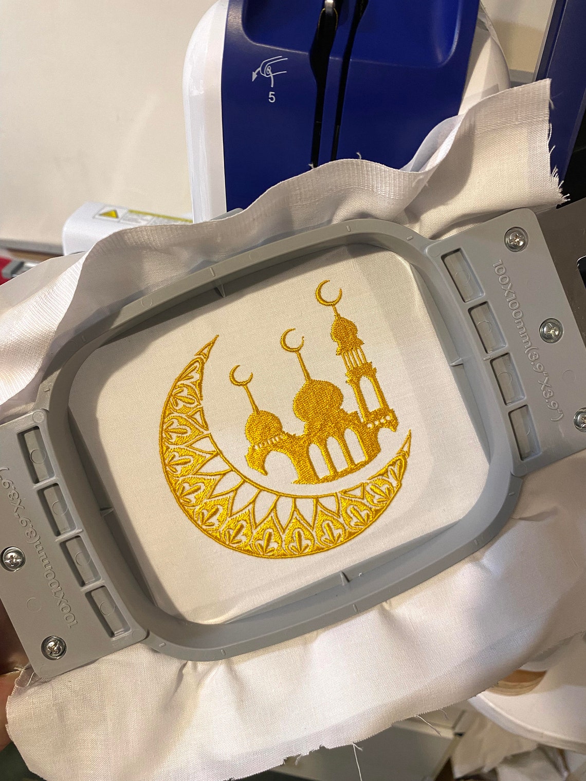 Arabic Mosque Filled Ornament Machine Embroidery Design - Etsy