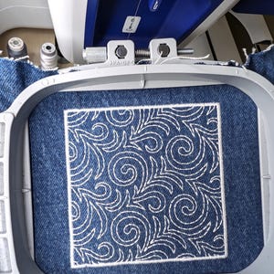 Sashiko Boro Quilting Square Machine Embroidery File Design 4x4 Inch ...