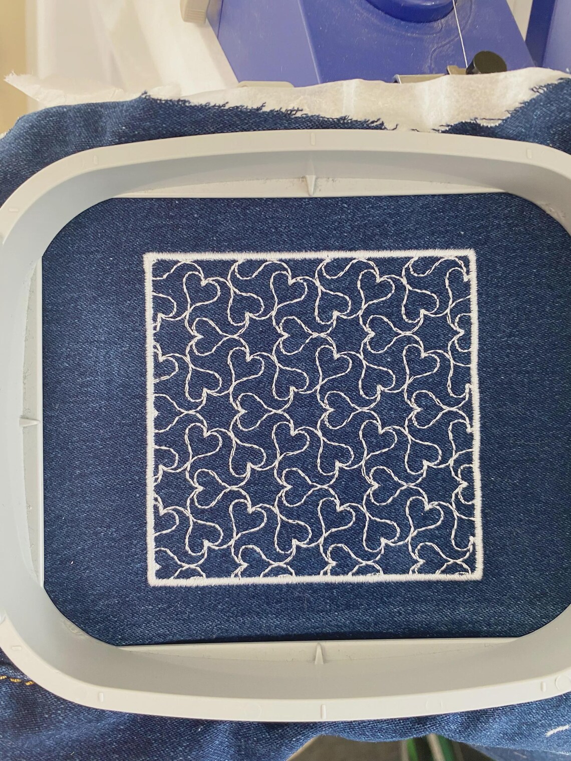 Set of 9 Sashiko Boro Quilting Square Machine Embroidery File Design ...