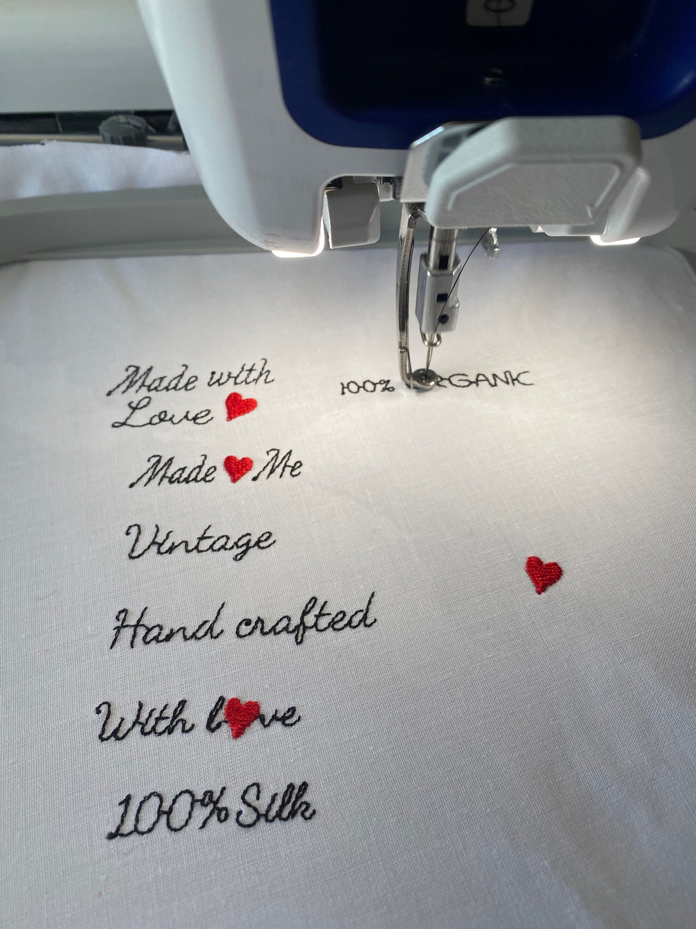 Embroidery File "labels" Set 13x18 and Individual From 6x4 Cm. Handmade ...