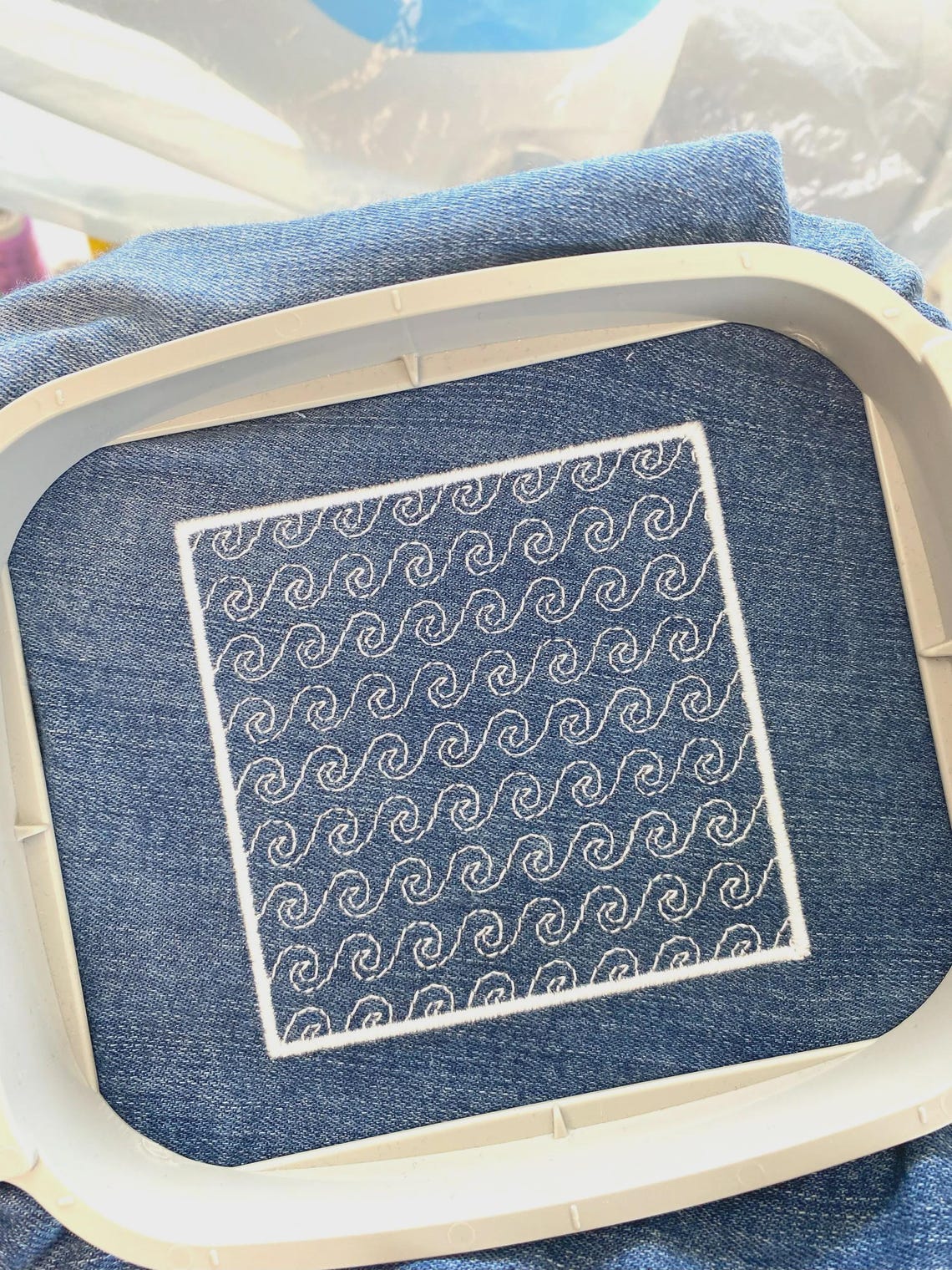 Set of 9 Sashiko Boro Quilting Square Machine Embroidery File Design ...