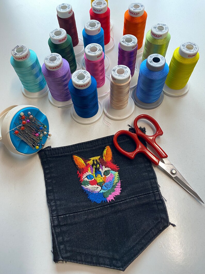 Cat Machine Embroidery Designs. Cute Cat Machine Embroidery Design ...