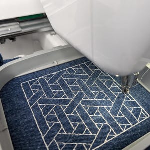Sashiko Boro Quilting Square Machine Embroidery File Design 4x4 Inch ...