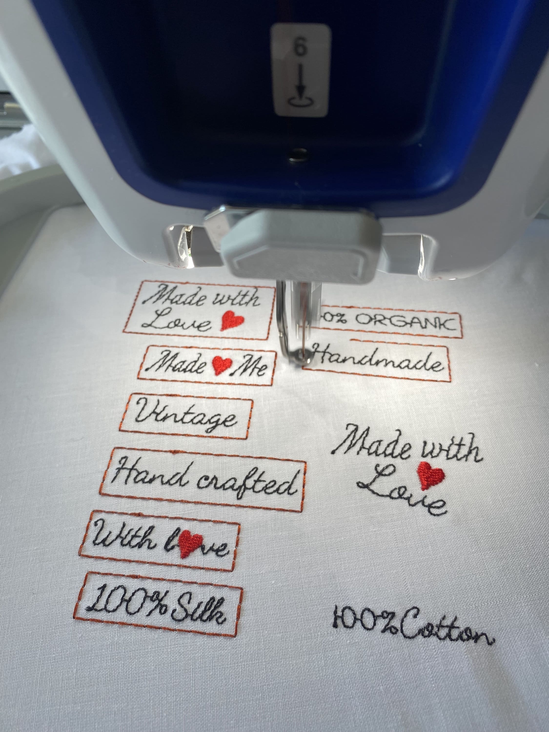 Embroidery File "labels" Set 13x18 and Individual From 6x4 Cm. Handmade ...