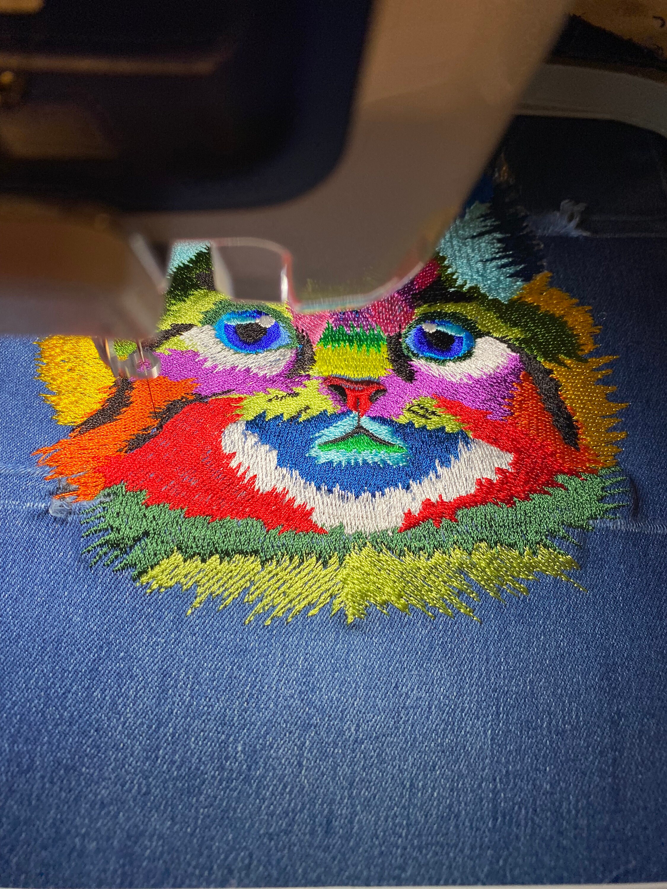 Cat Face Machine Embroidery Designs. Bengal Cat Machine Embroidery ...