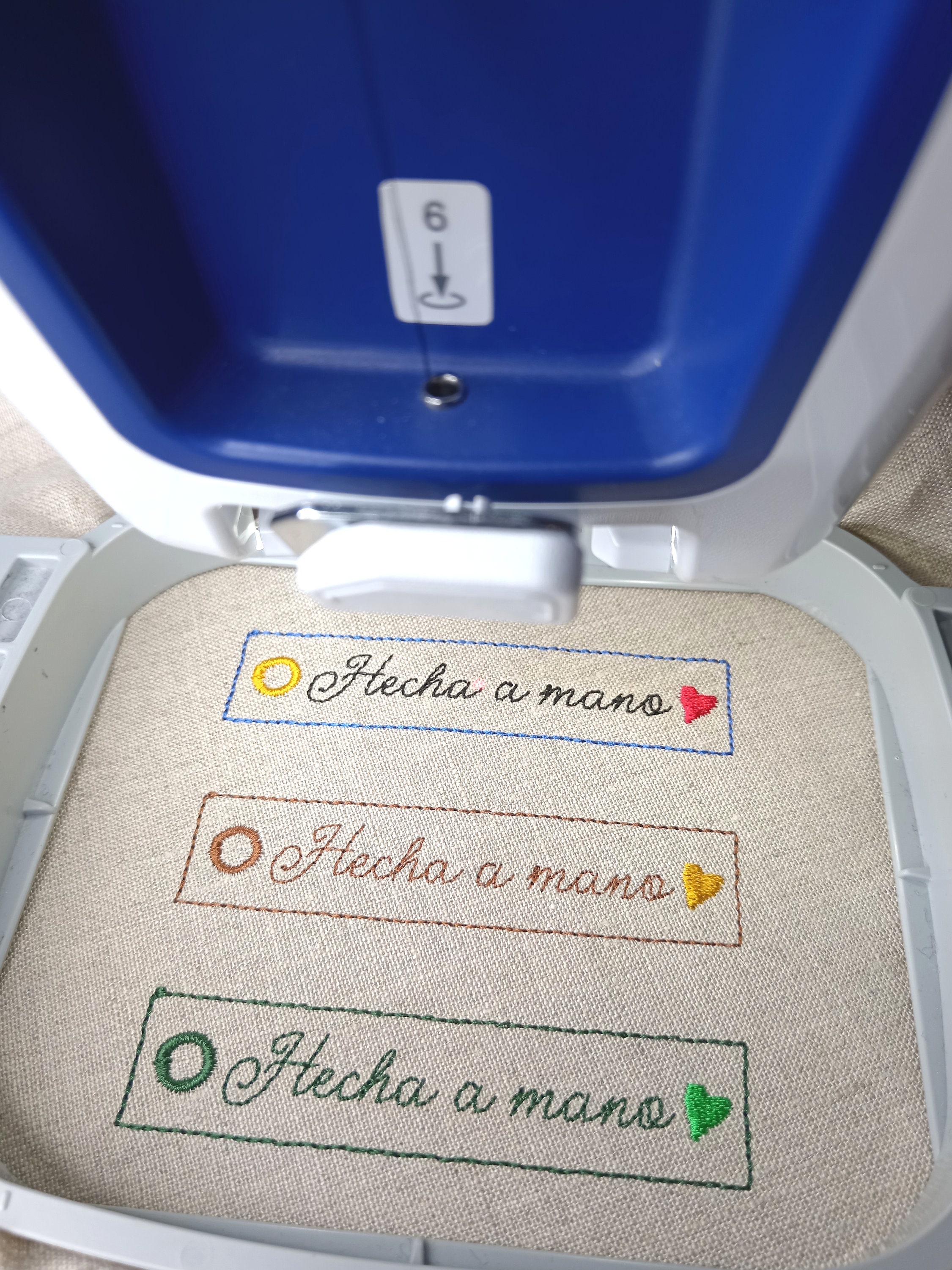 Machine Embroidery Design in the Hoop Handmade Hanging Tag. Digital ...