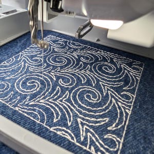 Sashiko Boro Quilting Square Machine Embroidery File Design 4x4 Inch ...