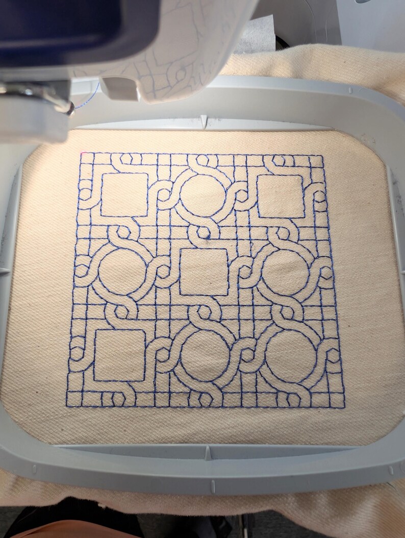Digital File. Sashiko Boro Quilting Square Machine Embroidery File ...