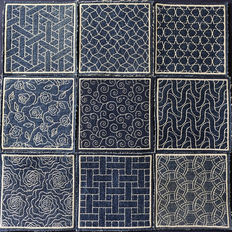 Japanese Sashiko Jeans - Etsy UK