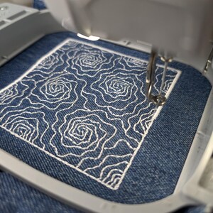 Sashiko Boro Quilting Square Machine Embroidery File Design 4x4 Inch ...