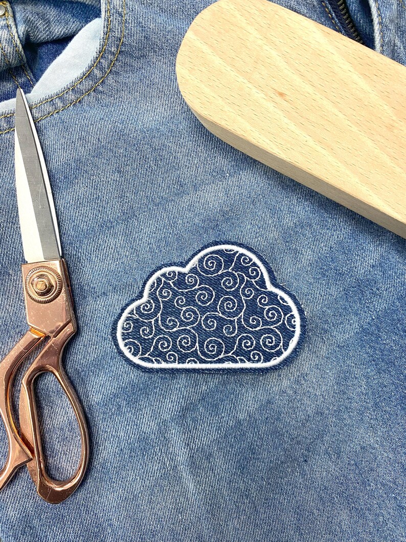 Sashiko Boro Patch Clouds Set 4 Machine Embroidery Files Designs, 4x4 ...