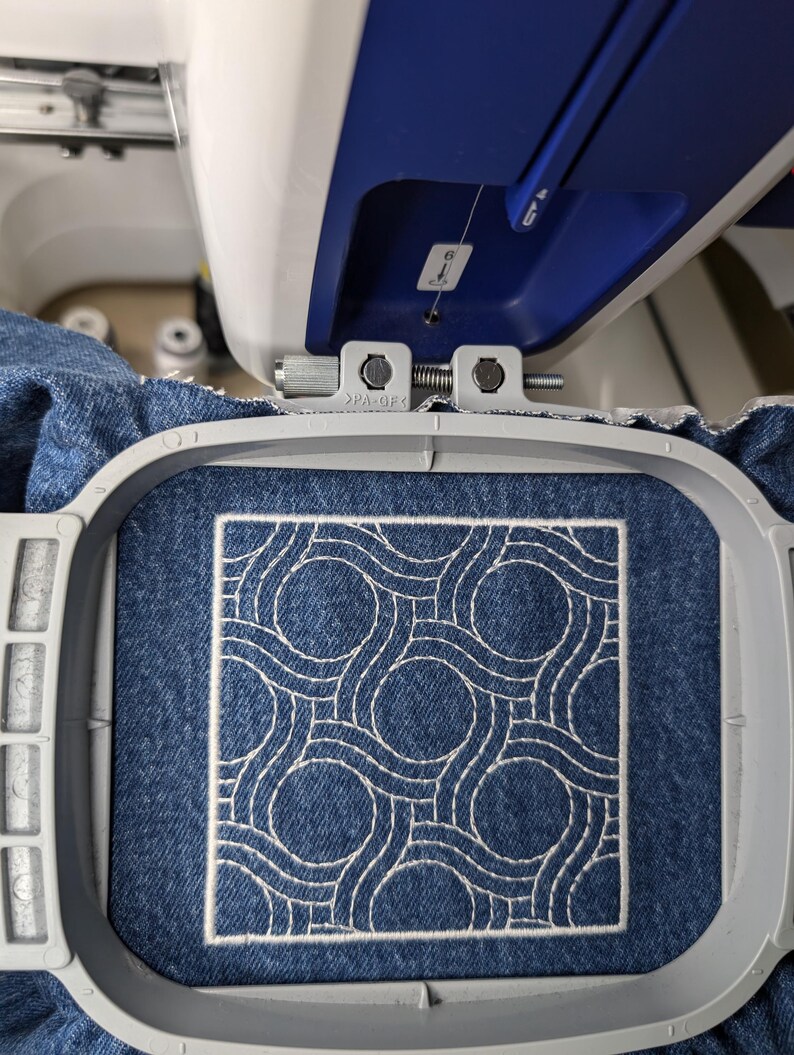 Sashiko Boro Quilting Square Machine Embroidery File Design 4x4 Inch ...