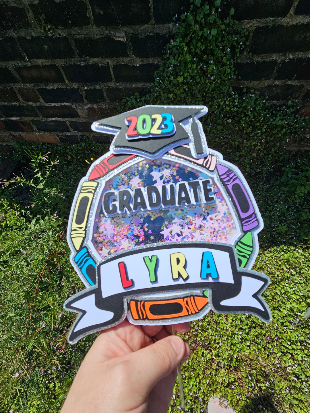 Custom Graduation Cake Topper Preschool Graduation Shaker Cake Topper ...