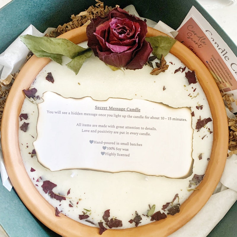 Candles With Message - Etsy