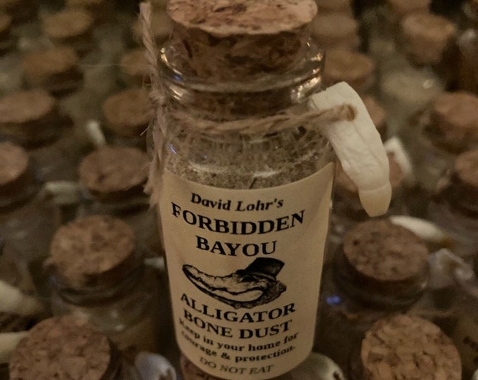 ALLIGATOR BONE DUST Voodoo Hoodoo Wicca Gothic Oddity | Etsy