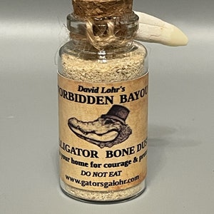 ALLIGATOR BONE DUST – Voodoo, Hoodoo, Wicca, Gothic, Oddity - Etsy