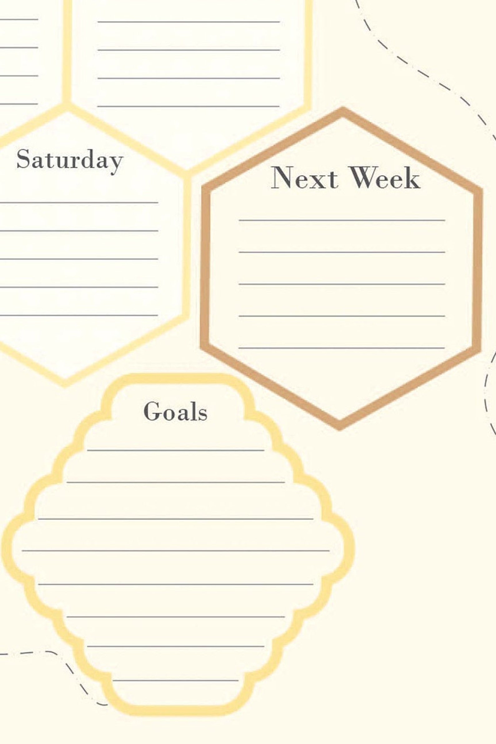 Busy as a Bee Weekly Planner, PRINTABLE, Instant Download, Bumblebee ...