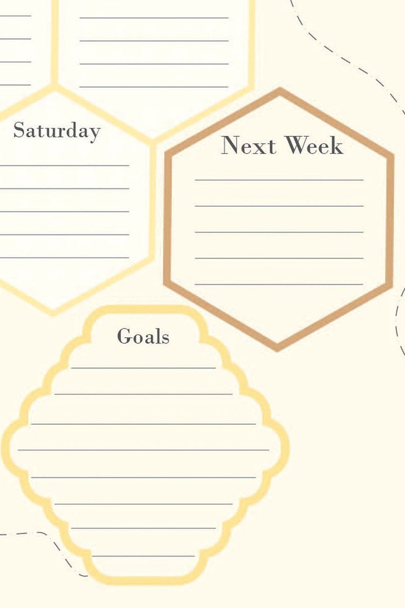 Busy as a Bee Weekly Planner PRINTABLE Instant Download - Etsy