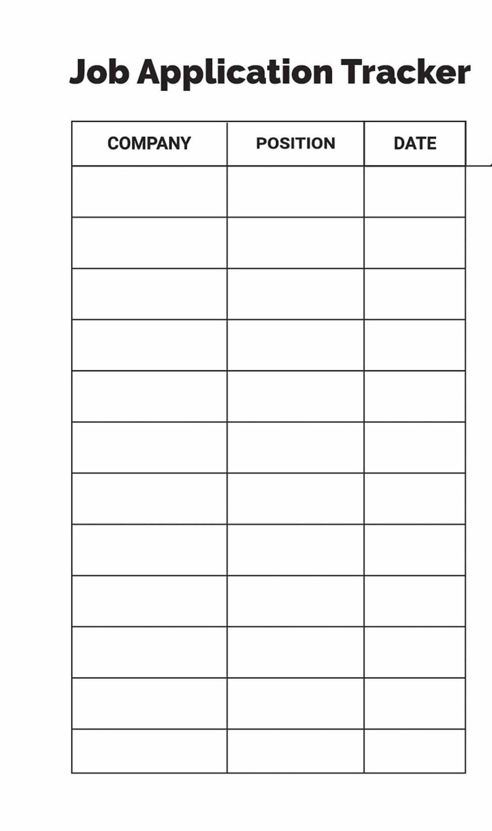 Job Search, Application, and Interview Tracker PRINTABLES, Instant ...