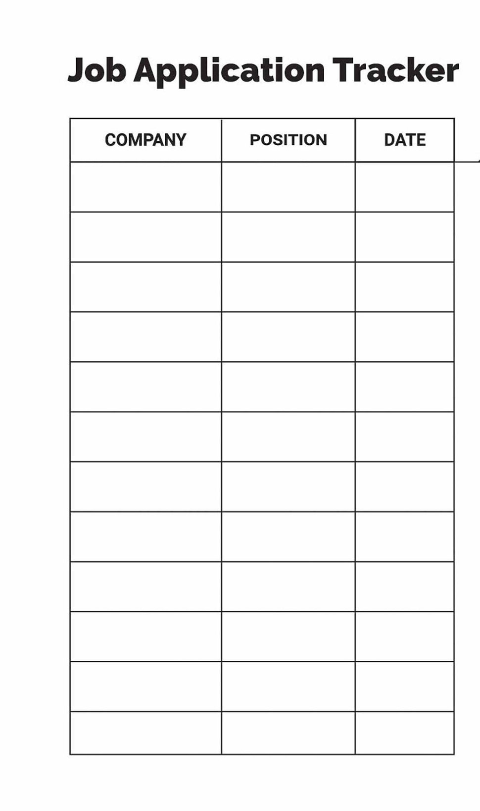 Job Search, Application, and Interview Tracker PRINTABLES, Instant ...