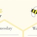 Busy as a Bee Weekly Planner, PRINTABLE, Instant Download, Bumblebee ...
