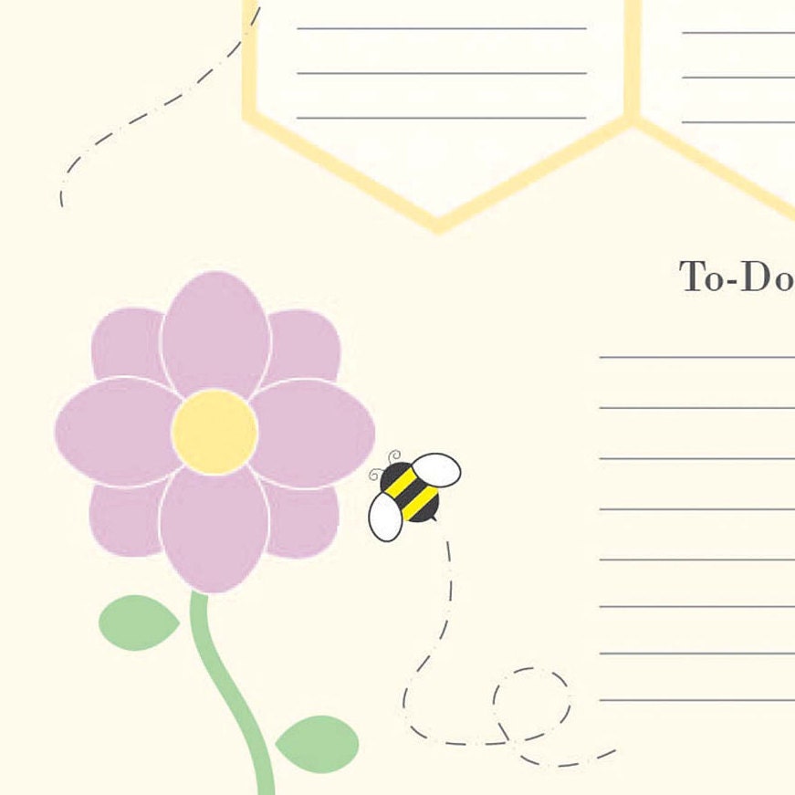 Busy as a Bee Weekly Planner, PRINTABLE, Instant Download, Bumblebee ...