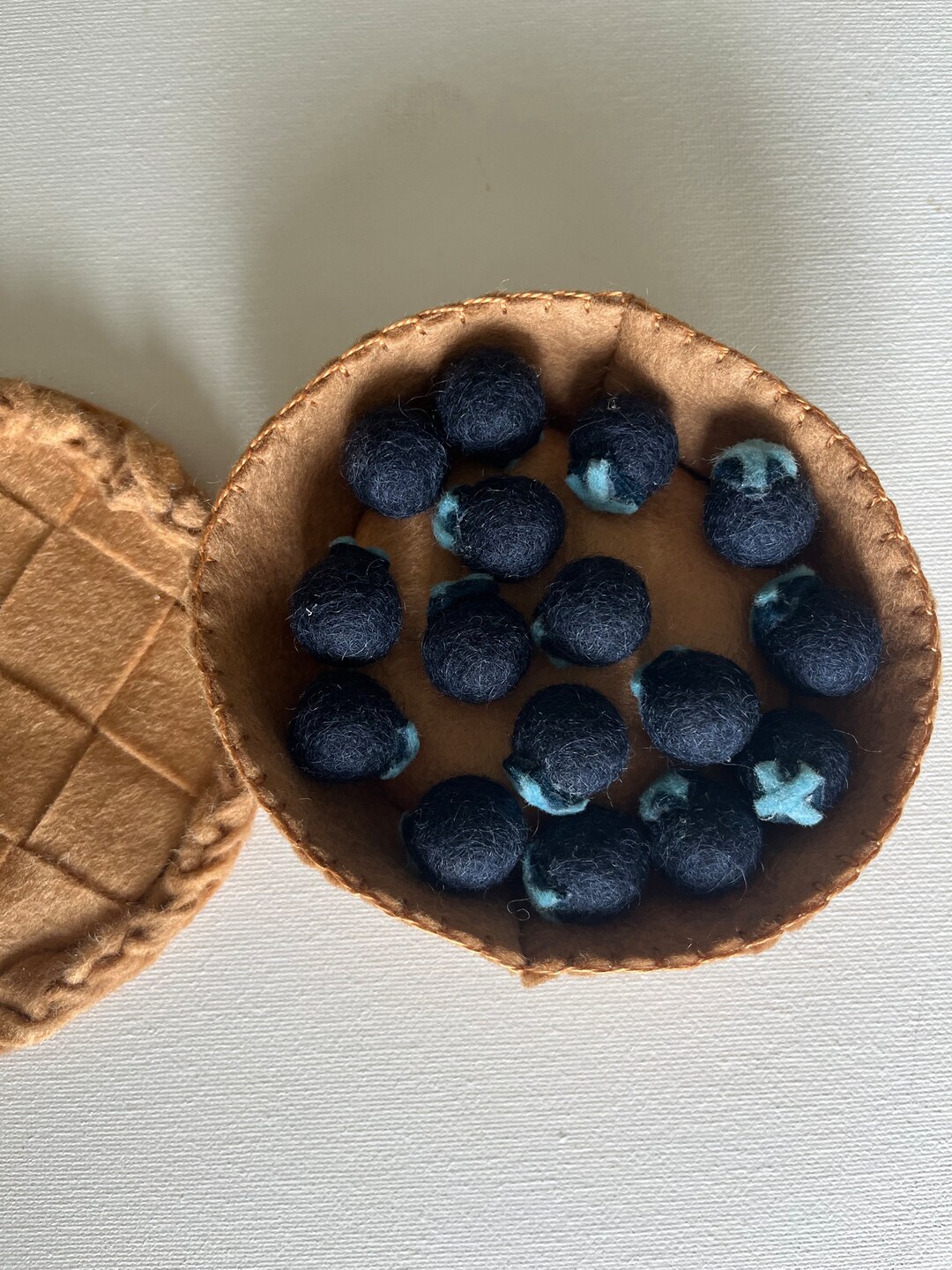 Made-to-order Felt Blueberry Pie: Pastry, Pastries, Sweets, Dessert ...