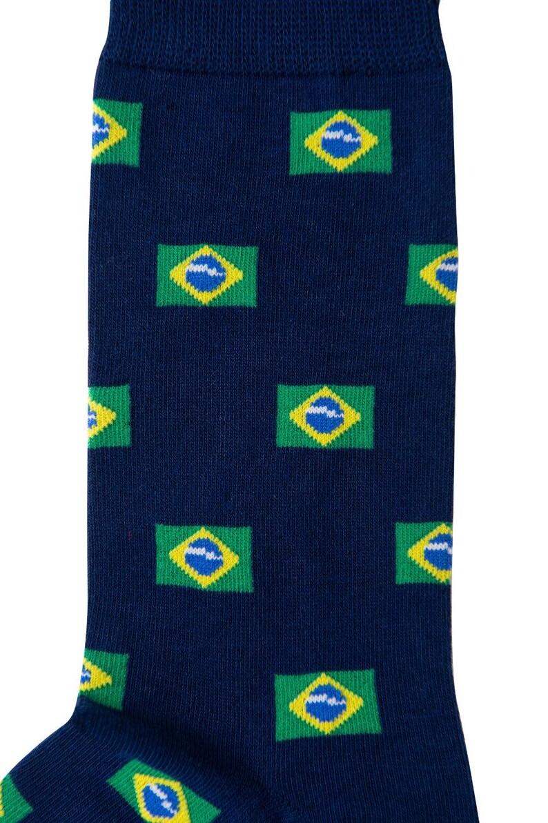 BRAZIL FLAG SOCKS | Fun Brazil Flag and National Print Socks for Men ...