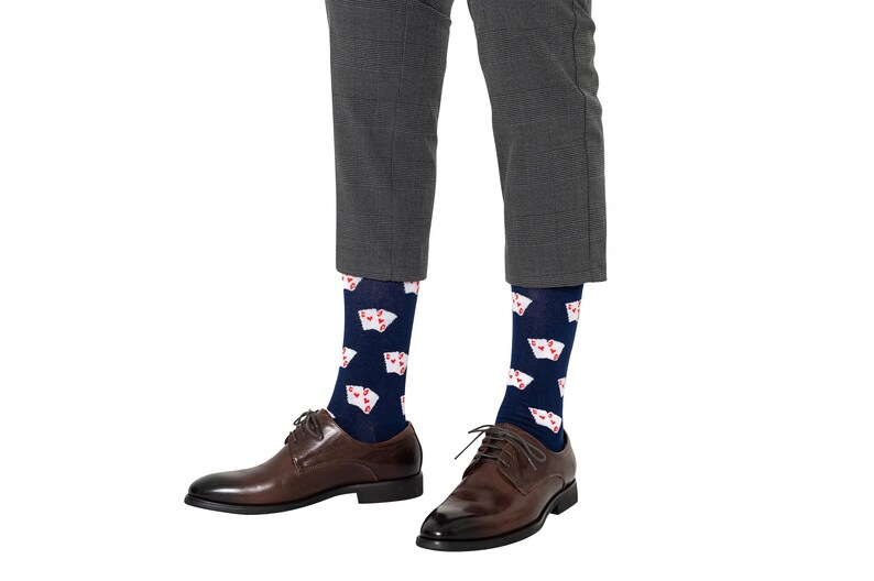 POKER SOCKS | Unique Vegas Style Collectible Socks for Men | Fun Casino ...