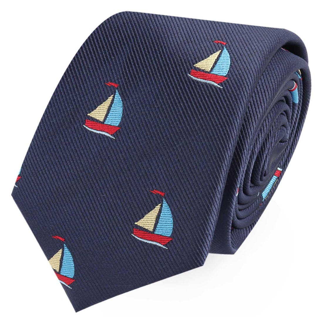 SAIL BOAT SAILOR Necktie Sailing | Ties Groomsmen Tie Weddings | Gift ...