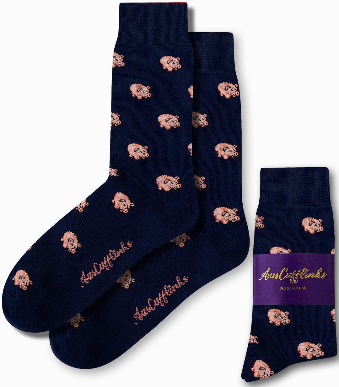 PIGGY BANK SOCKS | Fun Money and Coin Print Socks for Men | Unique ...