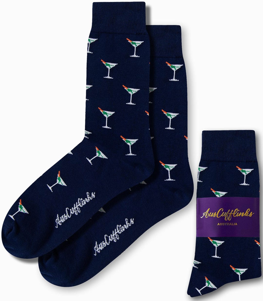 MARTINI MARGARITA SOCKS | Fun Cocktail Print Socks for Men | Unique ...
