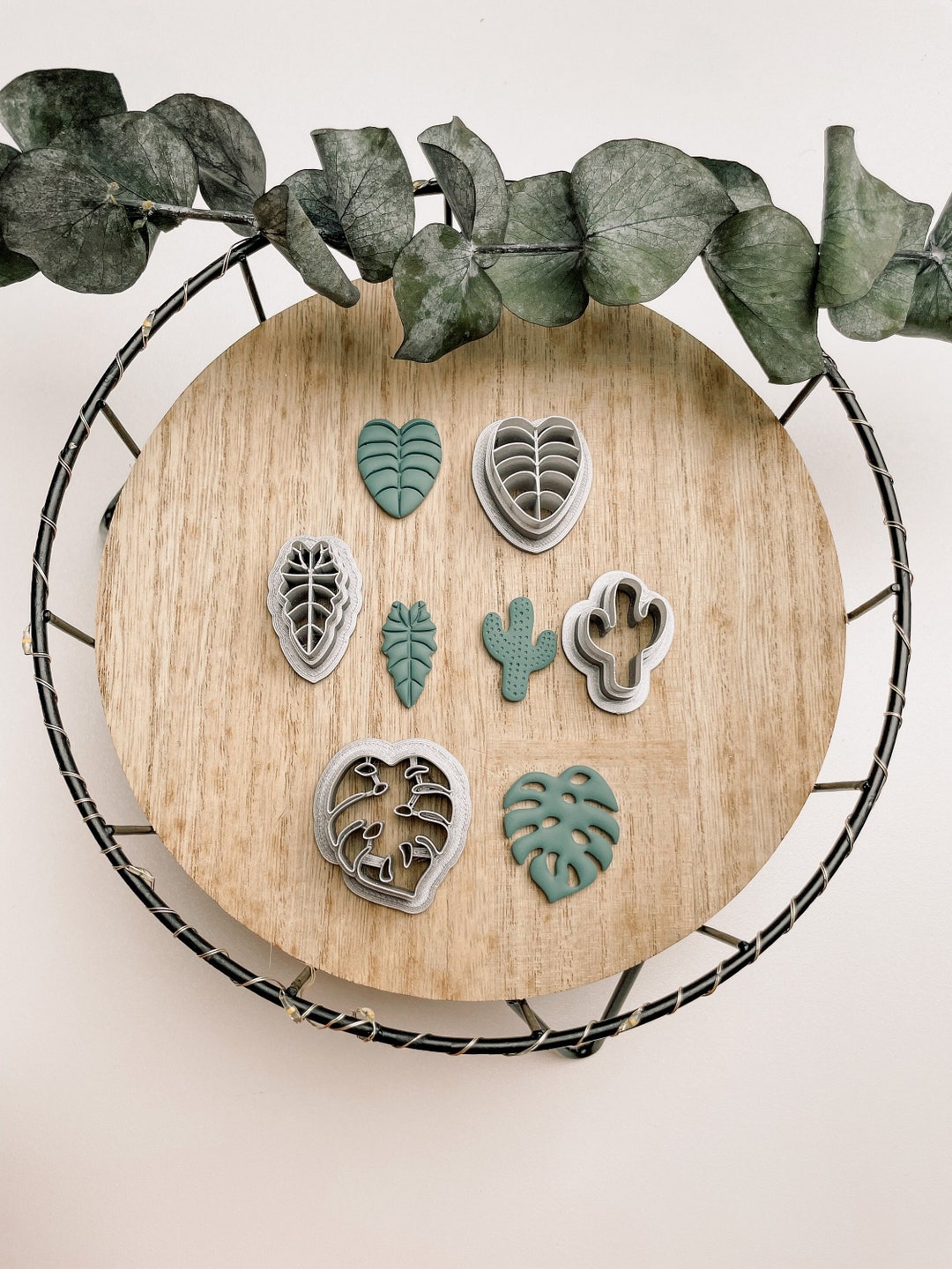Clay Cutter / Plants / Clay Cutters / Clay Molds / Fimo Cutters ...