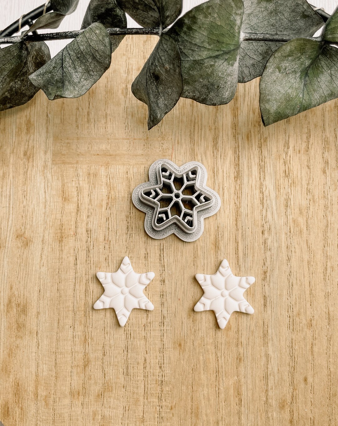 Clay Cutter / Snowflake / Clay Cutters / Clay Molds / Fimo Cutters ...