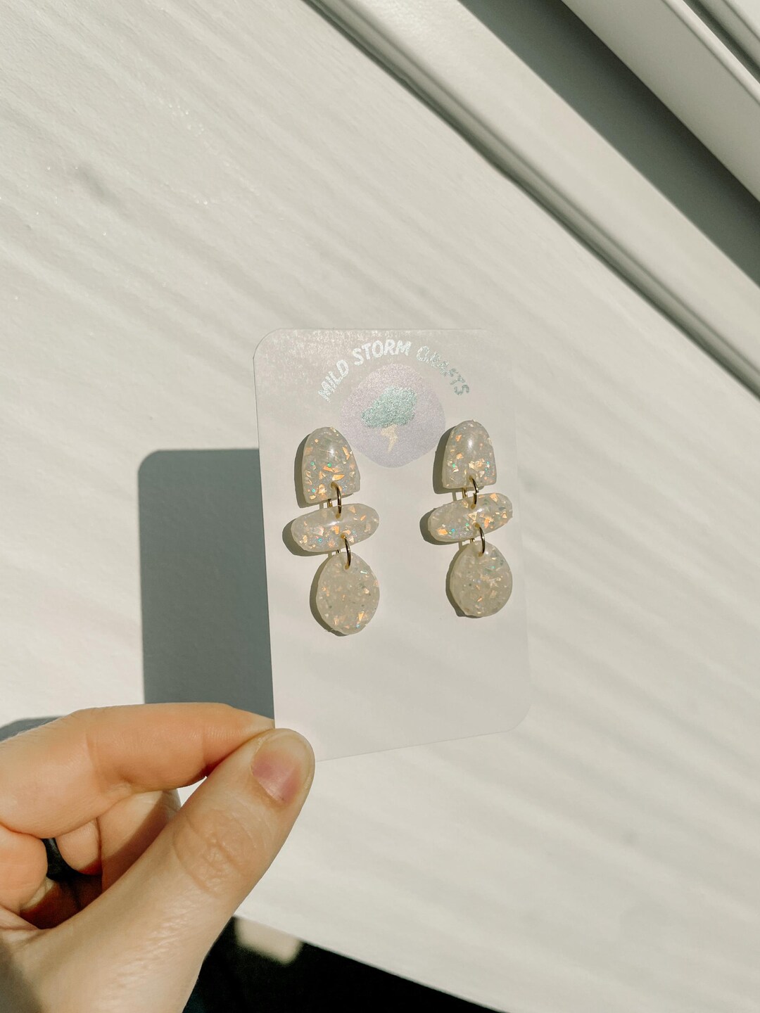 Polymer Clay Earrings / Fimo Jewelry / Stainless Steel / Lightweight ...
