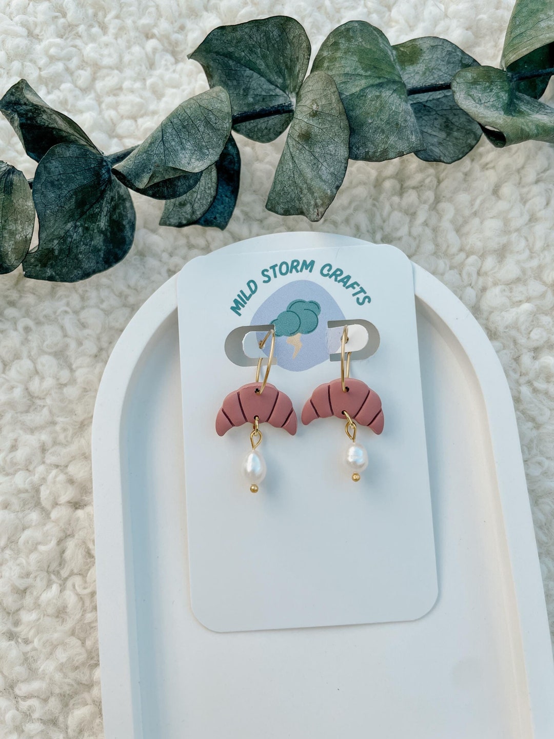 Polymer Clay Earrings / Fimo Jewelry / Stainless Steel / Lightweight ...